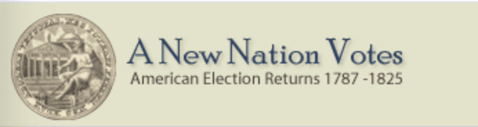 A New Nation Votes: Election Data from 1787 to 1825 – AHA