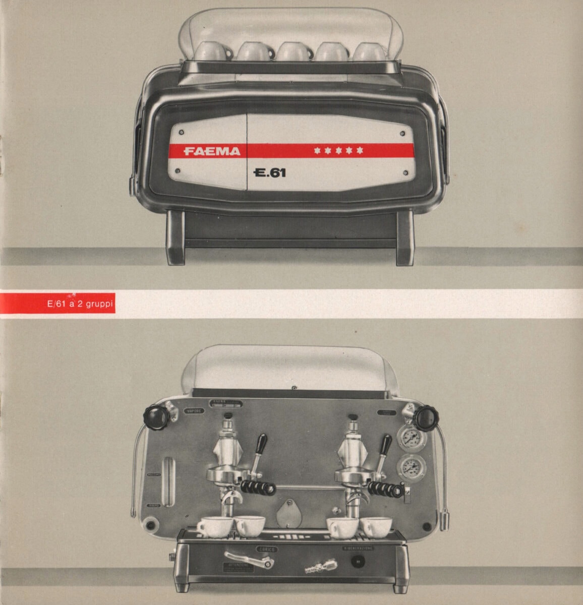 The Faema E61 Espresso Machine – AHA